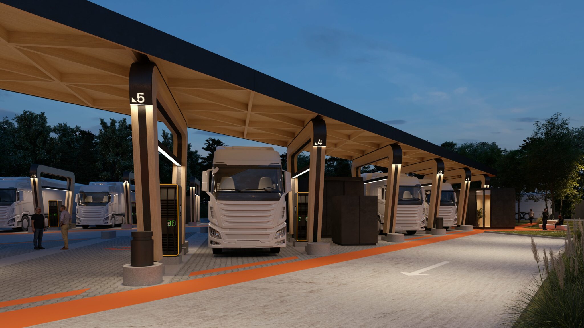 The Milence Charging Hubs - a place to rest & recharge - Milence