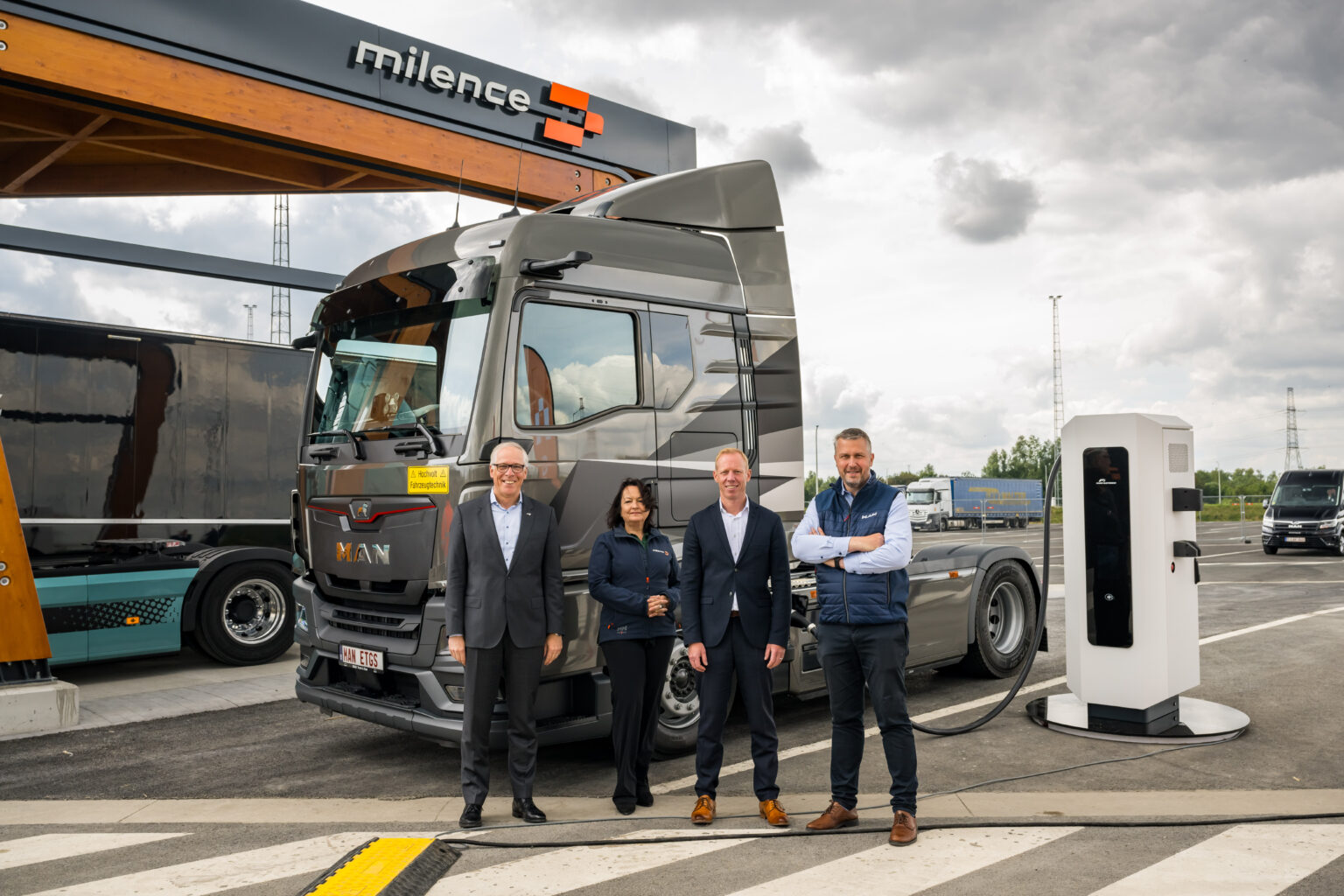 Milence opens one of Europe’s largest public charging hubs for electric ...