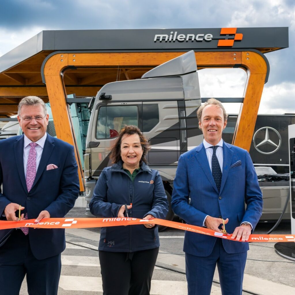 Milence opens one of Europe’s largest public charging hubs for electric ...